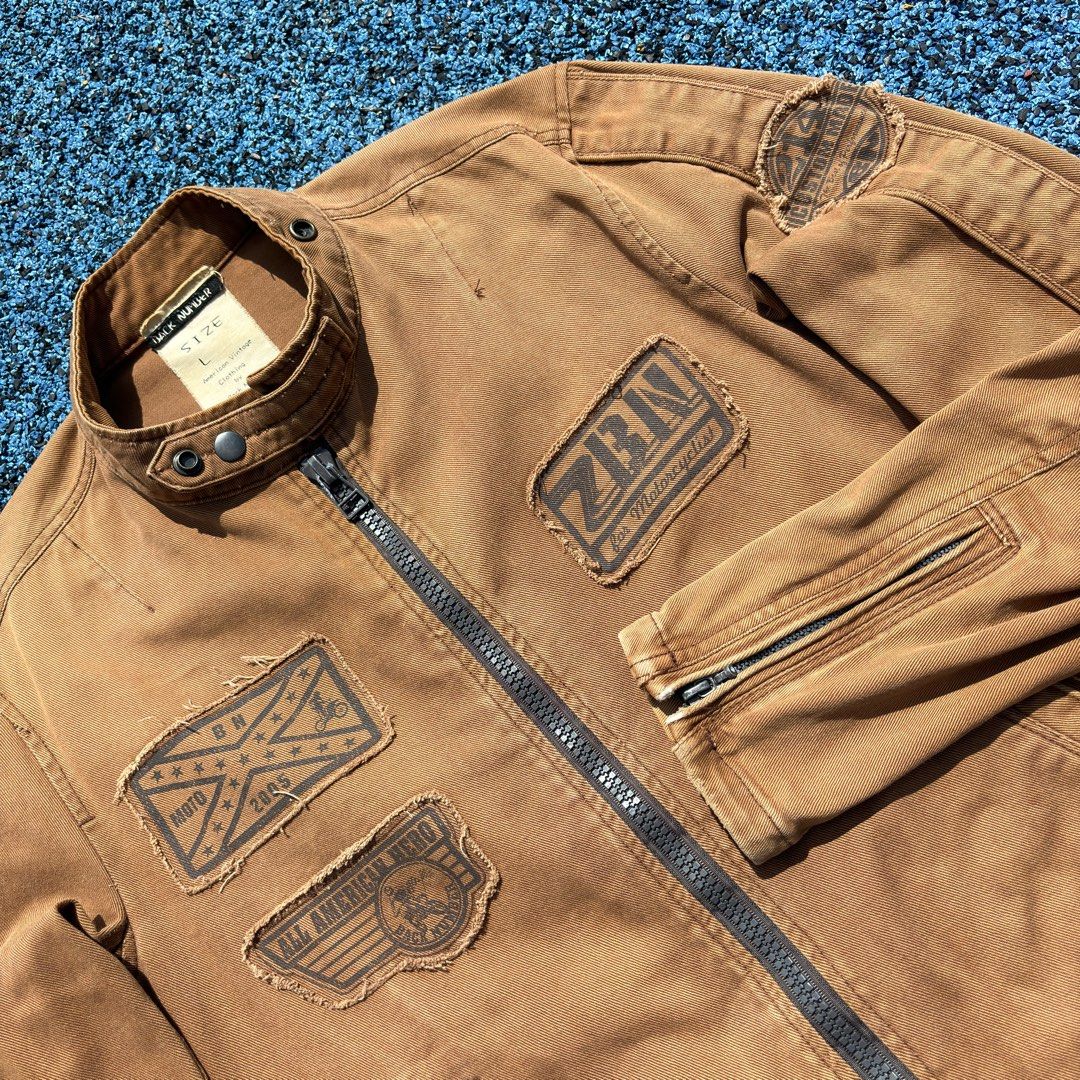 Motorcycle Jacket Back Number, Men's Fashion, Coats, Jackets and ...