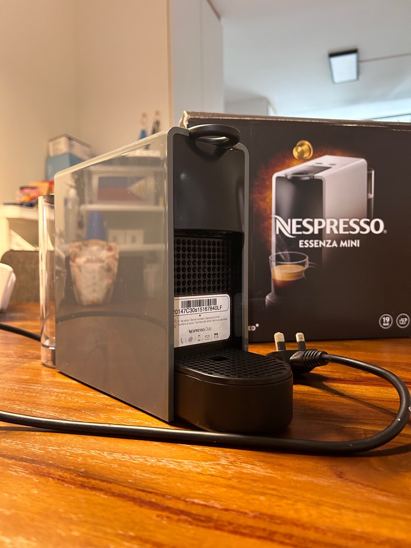 Nespresso Essenza Mini Coffee Machine, Intense Grey, TV & Home ...
