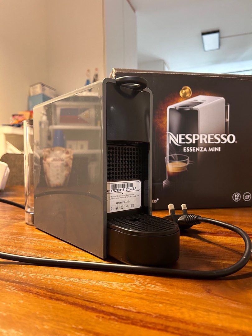 Nespresso Essenza Mini Coffee Machine, Intense Grey, TV & Home ...