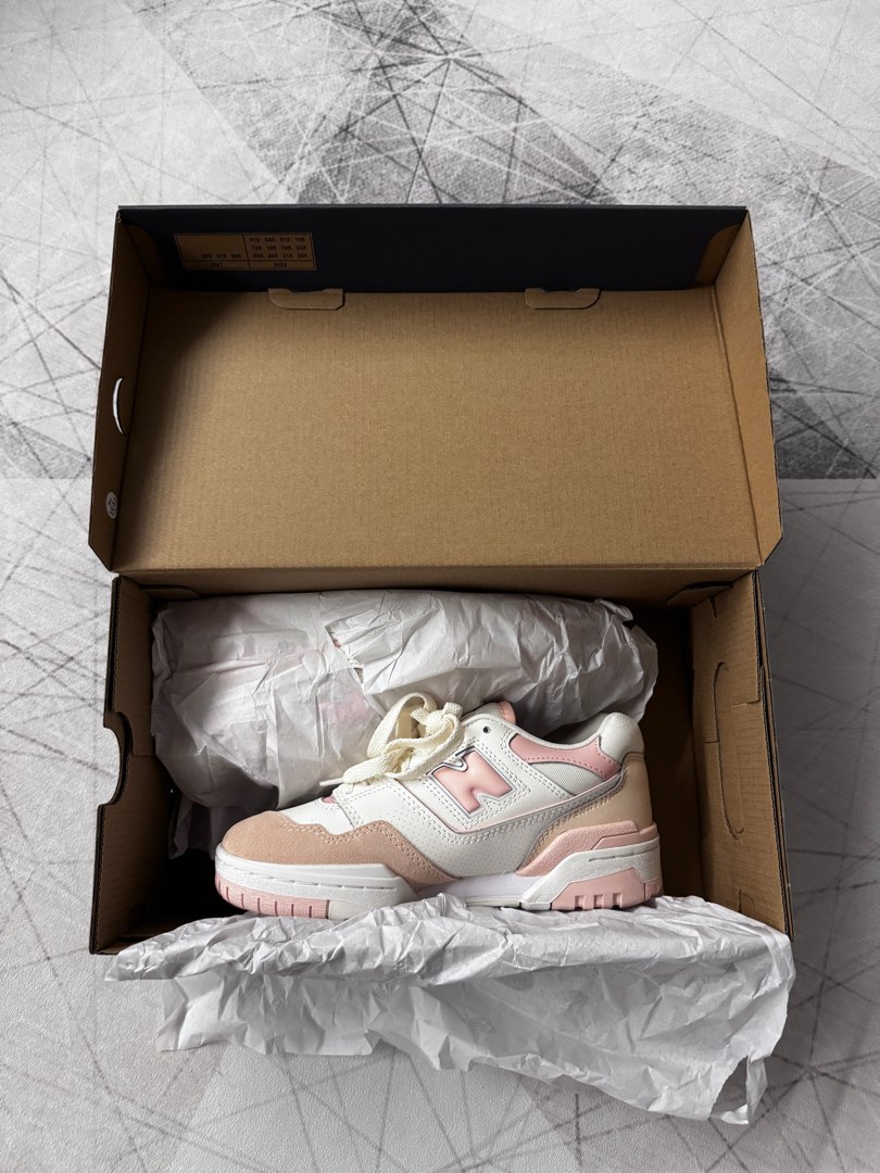 New Balance 550 Blush Pink (US5.5/UK3.5/EUR36), Women's Fashion, Footwear, Sneakers on Carousell