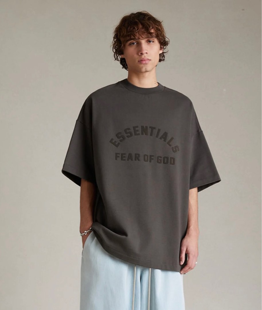 NEW IN: (XS - XL) Fear of God Essentials Ink Heavy T-Shirt, Men's Fashion, Tops & Sets, Tshirts ...