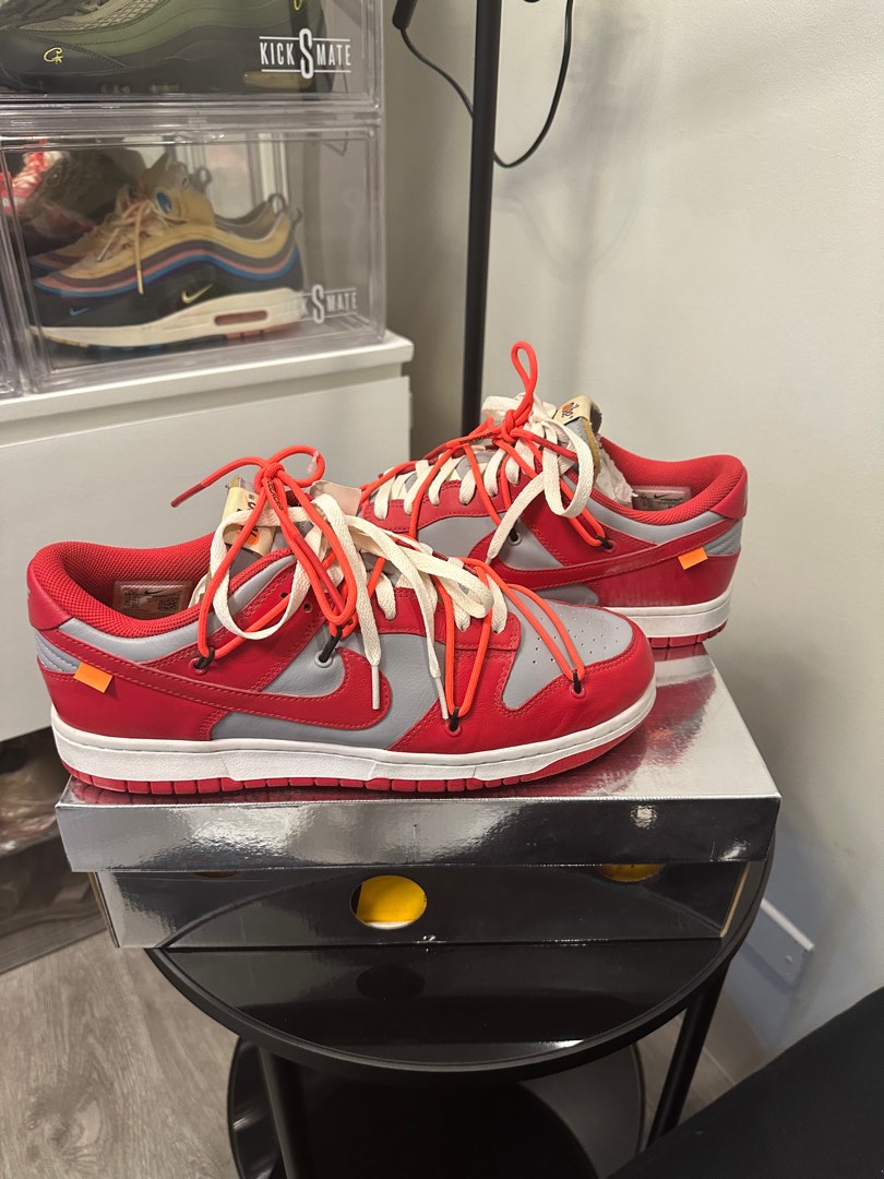 nike off white dunks unlv, Men's Fashion, Footwear, Sneakers on Carousell