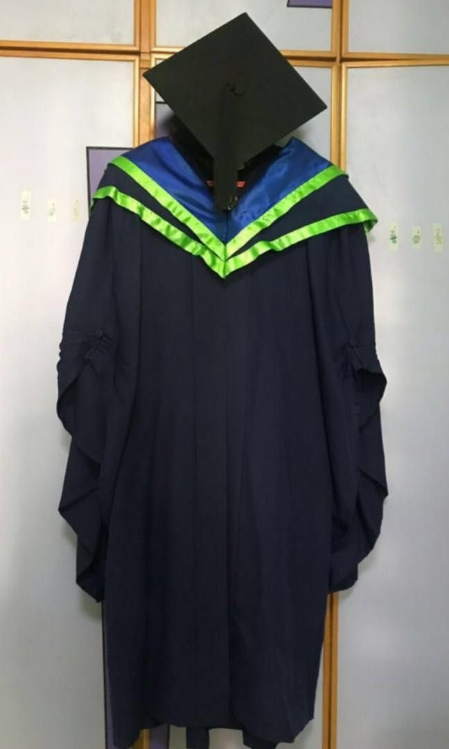 NTU SPMS graduation gown with motar board, Women's Fashion, Coats ...