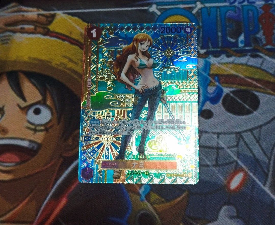one piece tcg OP-05 sp nami, Hobbies & Toys, Toys & Games on Carousell