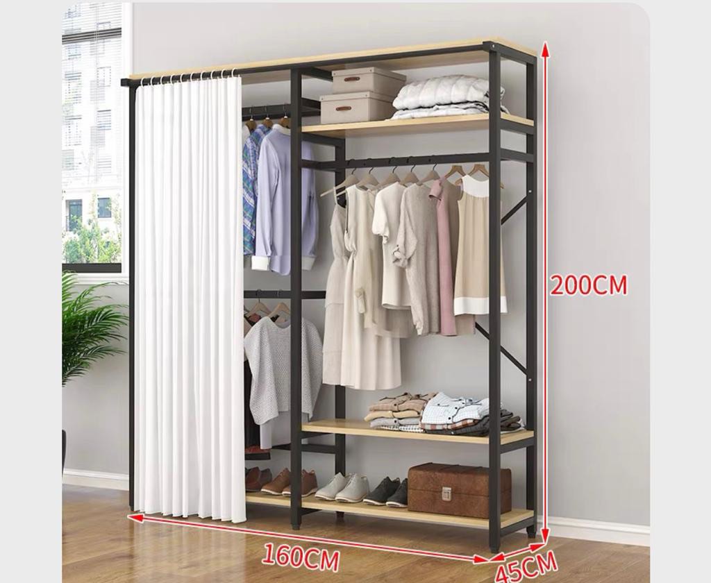 Open wardrobe without door, Furniture & Home Living, Furniture, Shelves ...