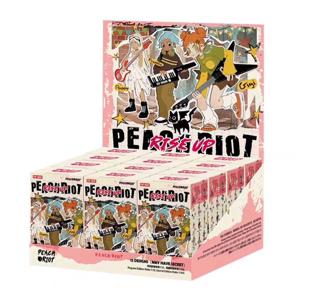 Peach Riot Rise Up Series Figures POPMART/ FULL SET / SINGLE BLIND BOX ...