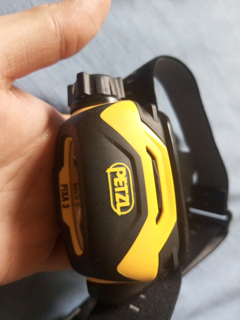 Petzl Helmet and Headlamp, Sports Equipment, Hiking & Camping on Carousell