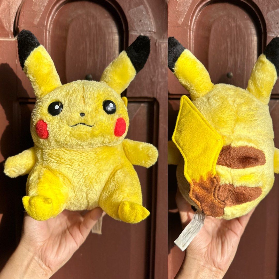 Pikachu Small Stuffed Plush Toy, Hobbies & Toys, Toys & Games on Carousell