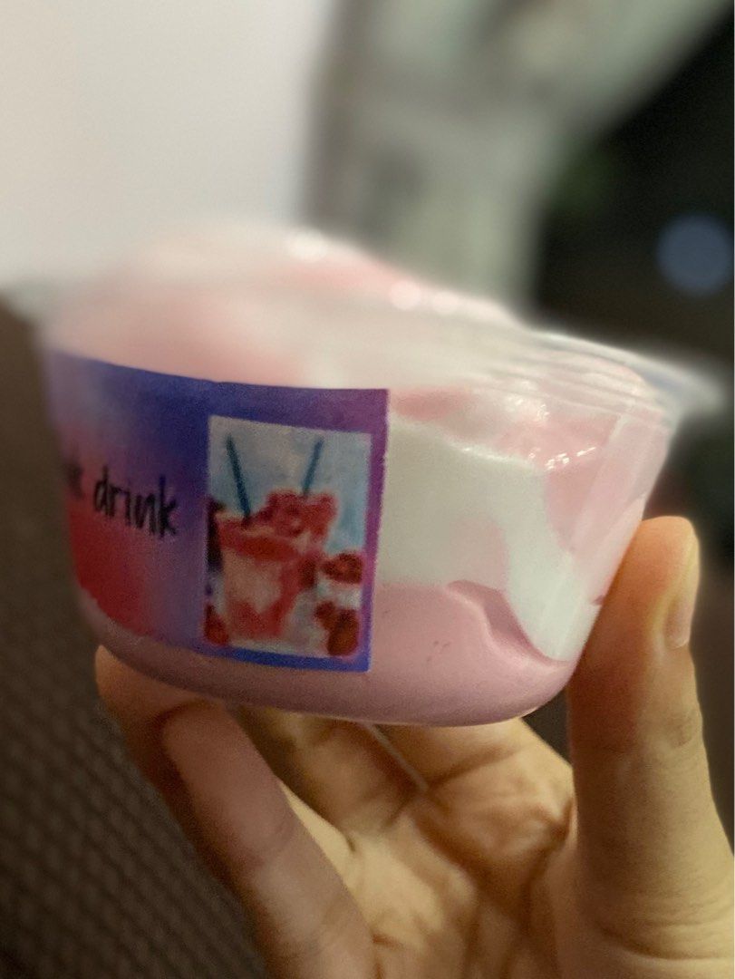 Pink drink slime(Starbucks inspired slime) stress relief toys for ...