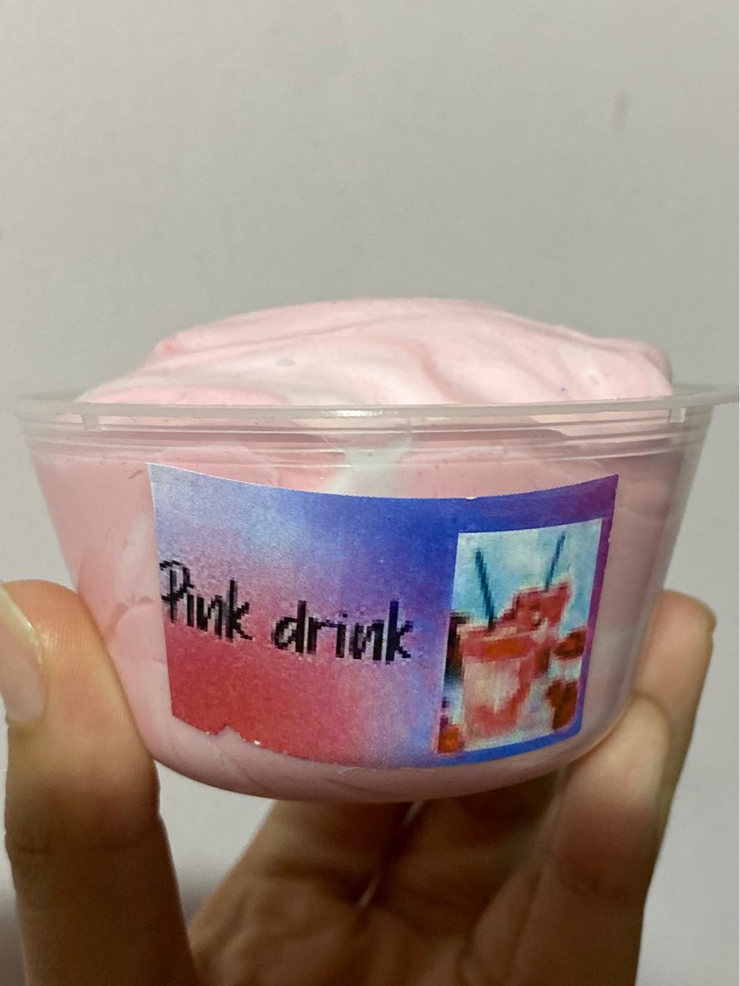 Pink drink slime(Starbucks inspired slime) stress relief toys for ...