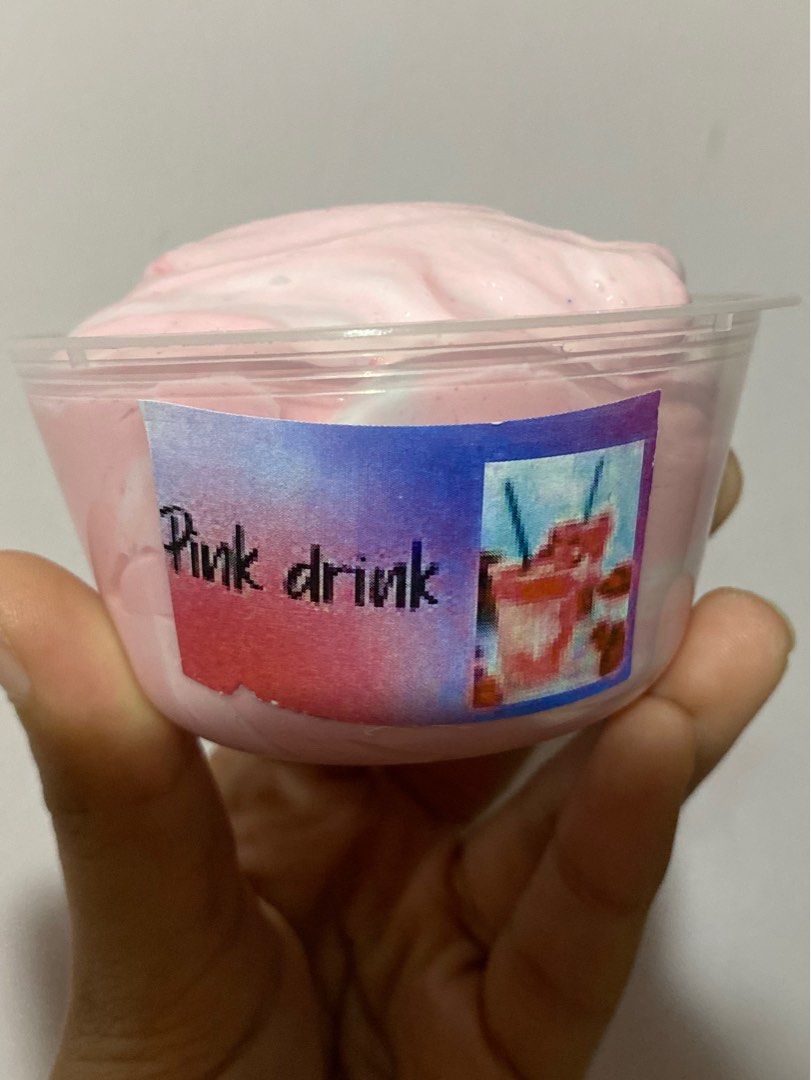 Pink drink slime(Starbucks inspired slime) stress relief toys for ...