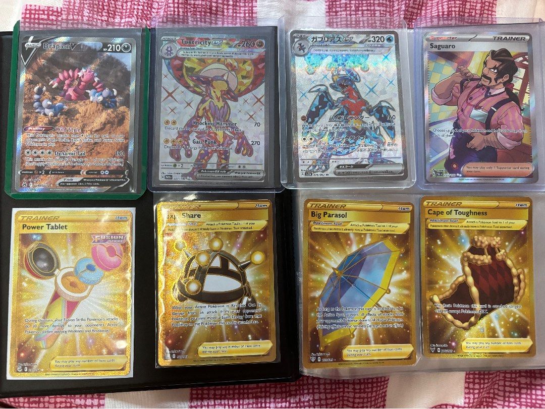 Pokemon SAR CSR FA Gold Rainbow, Hobbies & Toys, Toys & Games on Carousell