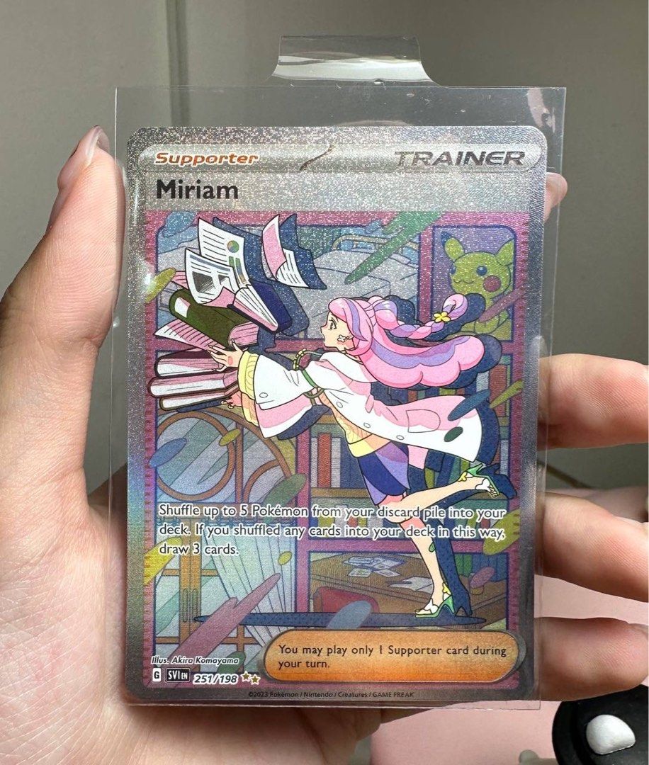 pokemon sv01 miriam sir, Hobbies & Toys, Toys & Games on Carousell