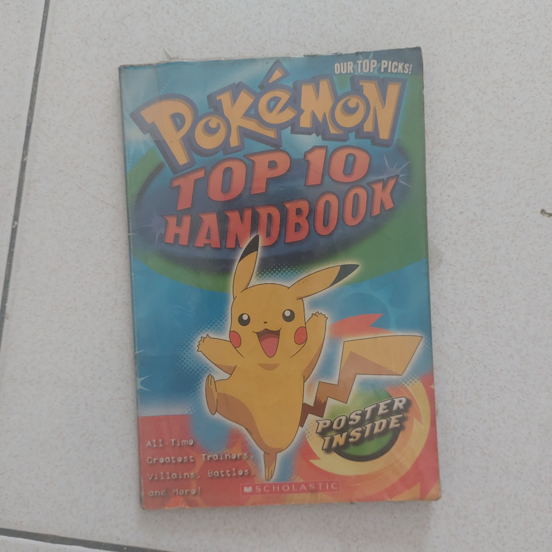 Pokemon Book Top 10 Pikachu Handbook, Hobbies & Toys, Books & Magazines ...