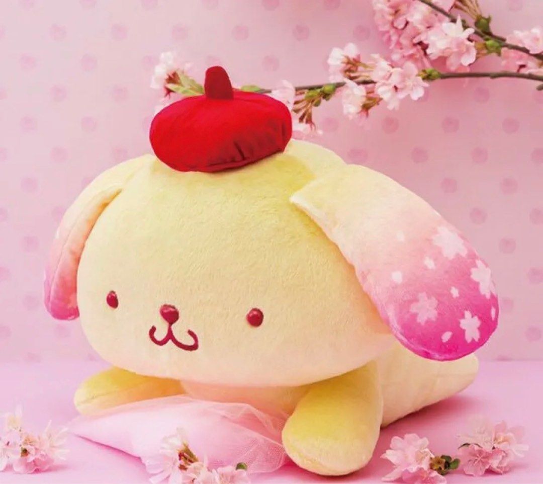 Sanrio Pompompurin Sakura Big Plush from Toreba // Christmas Gift Ideas ...