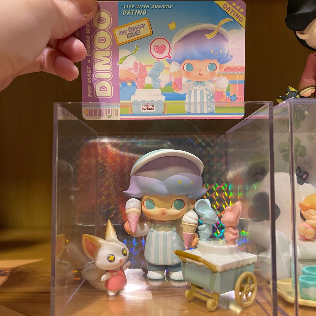 Popmart Dimoo Dating Ice Cream, Hobbies & Toys, Toys & Games on Carousell