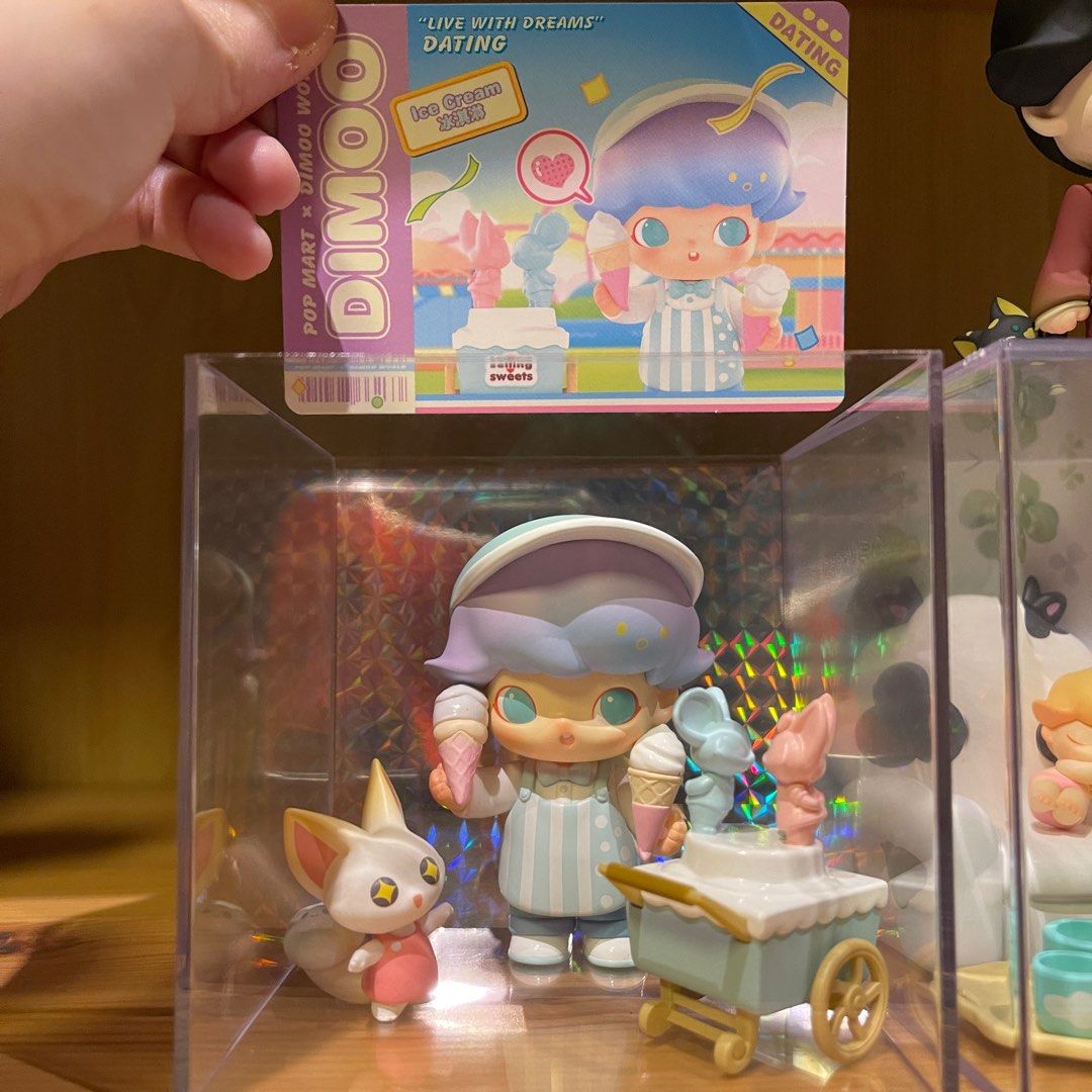 Popmart Dimoo Dating Ice Cream, Hobbies & Toys, Toys & Games on Carousell