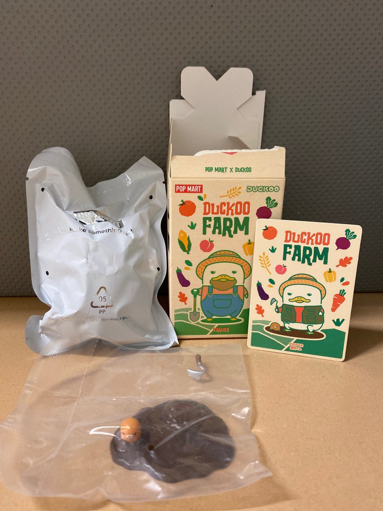 Popmart: Duckoo Farm: Farmer, Hobbies & Toys, Toys & Games on Carousell