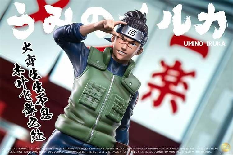 【PRE-ORDER】 C4 Studio - Iruka Umino Naruto Shippuden Series 001 Resin ...