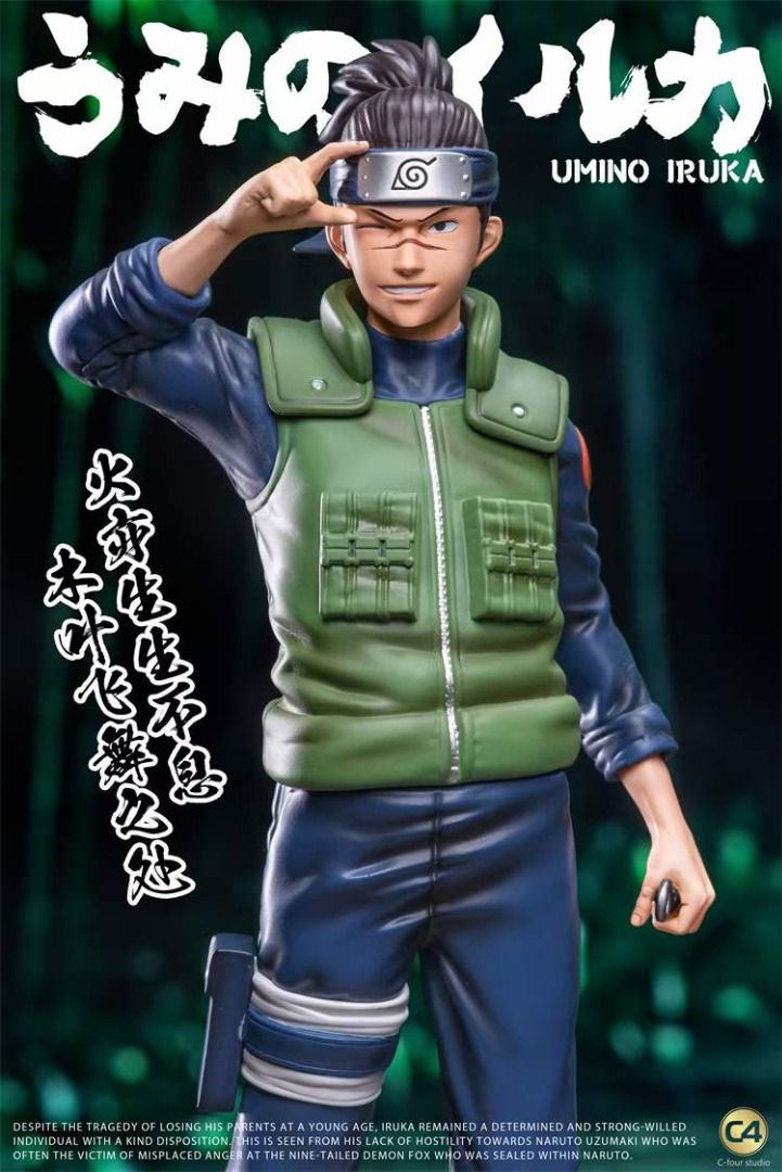 【PRE-ORDER】 C4 Studio - Iruka Umino Naruto Shippuden Series 001 Resin ...