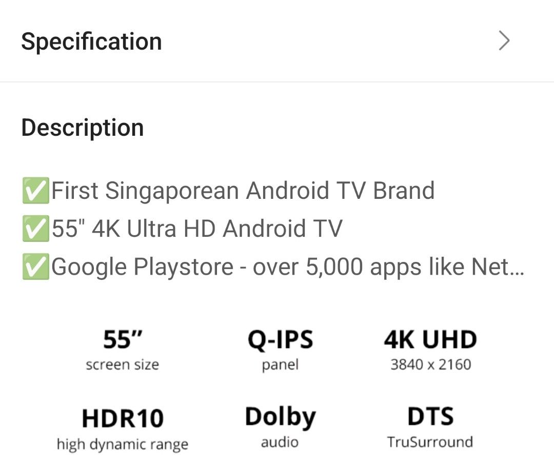 PRISM+ Q55 Quantum Edition | 4K Android TV, TV & Home Appliances, TV ...