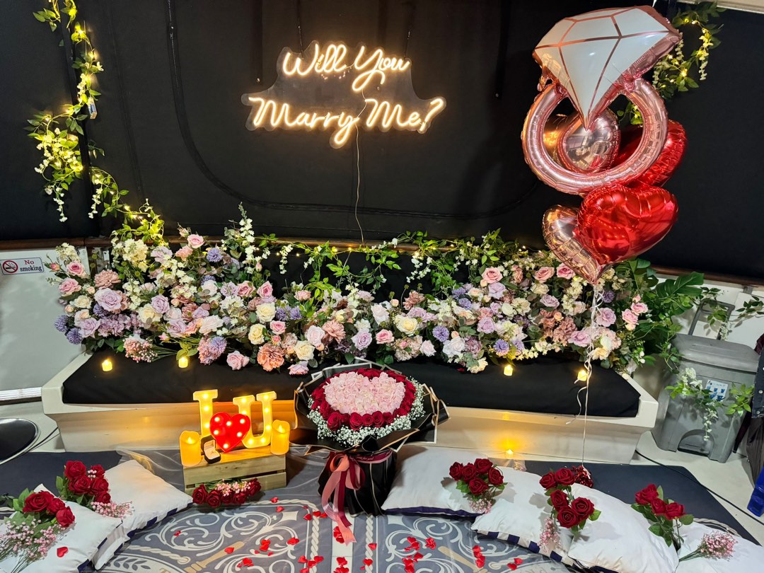 Proposal deco, Lifestyle Services, Event & Party Services on Carousell