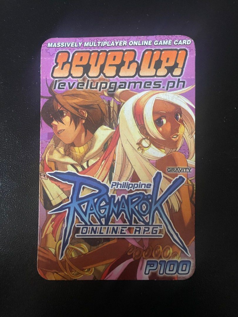 Ragnarok online card prepaid anime collection vintage used RO, Hobbies ...