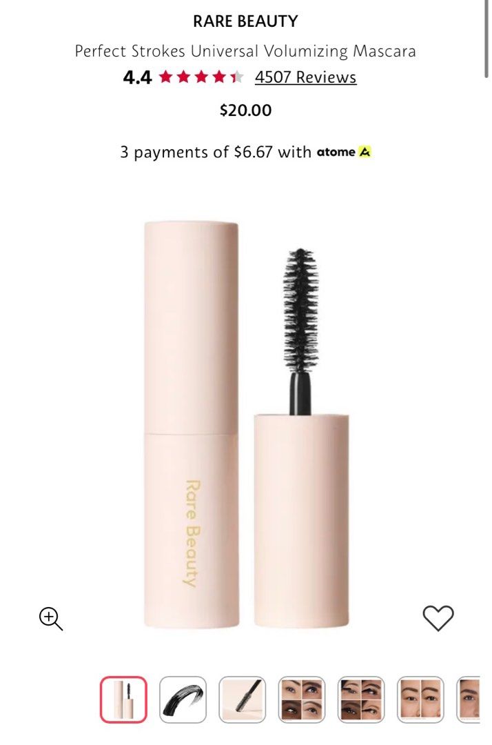 rare beauty mascara, Beauty & Personal Care, Face, Makeup on Carousell