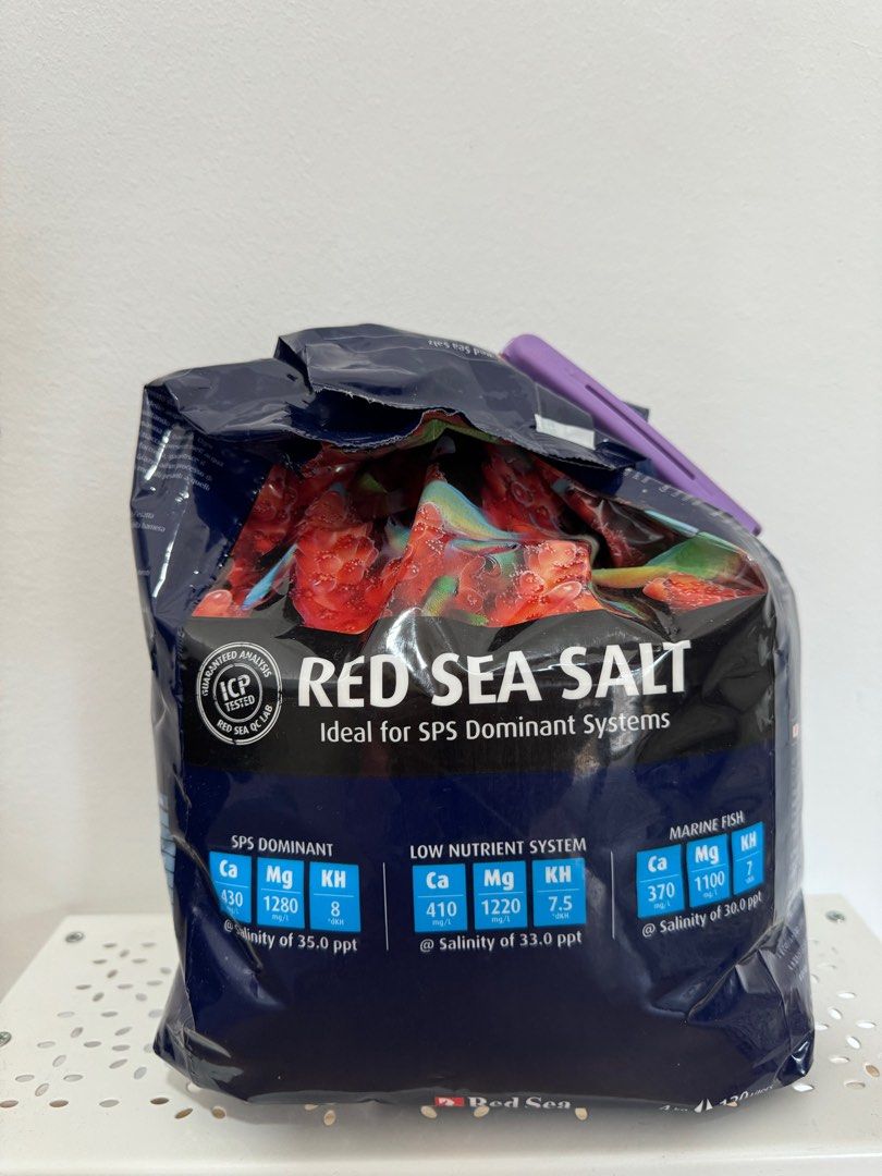 Red Sea Salt - 500 grams (not the full packet), Pet Supplies, Homes ...