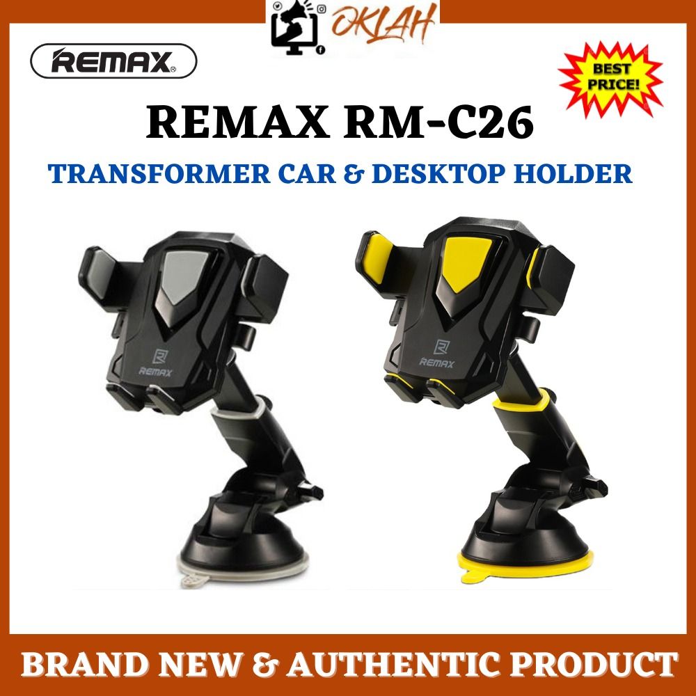 Remax RM-C26 Transformer Car & Desktop Mobile Holder | Brand New ...