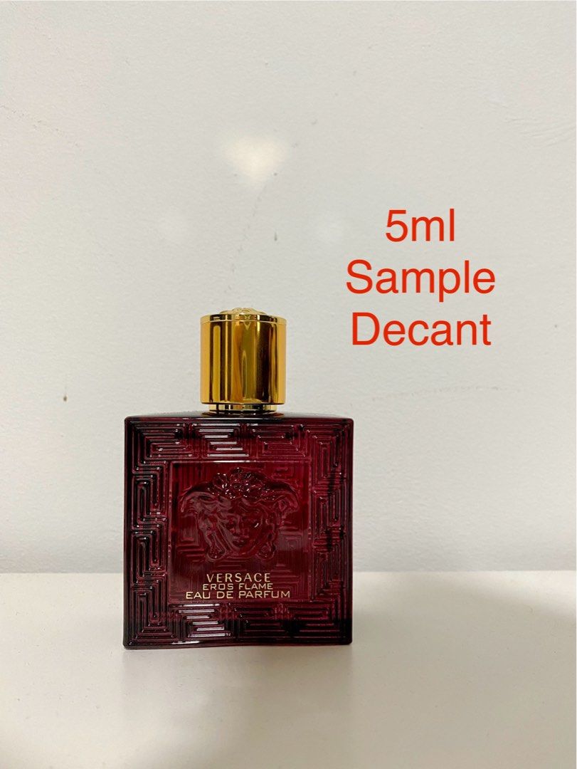 Versace Eros Flame Sample Decant 5ml Perfume, Beauty & Personal Care ...