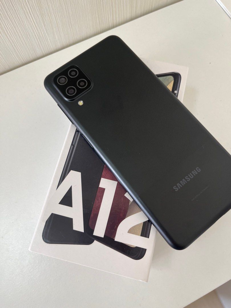Samsung Galaxy A12 Black 128 GB, Mobile Phones & Gadgets, Mobile Phones ...