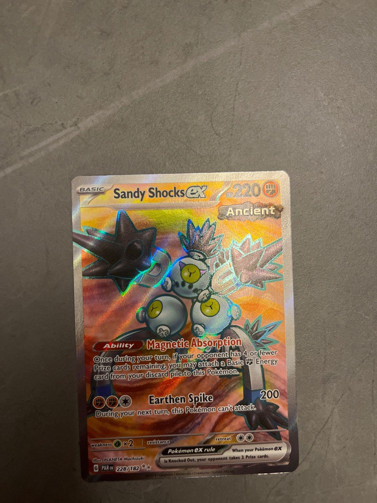 Sandy Shocks EX - 228/182 - Paradox Rift, Hobbies & Toys, Toys & Games on Carousell