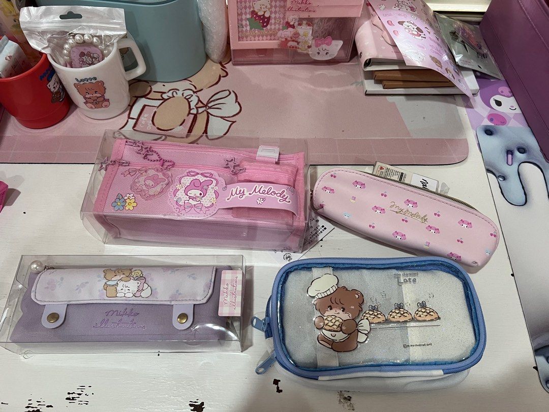 Sanrio Mikko Pencil Case, Hobbies & Toys, Stationery & Craft ...