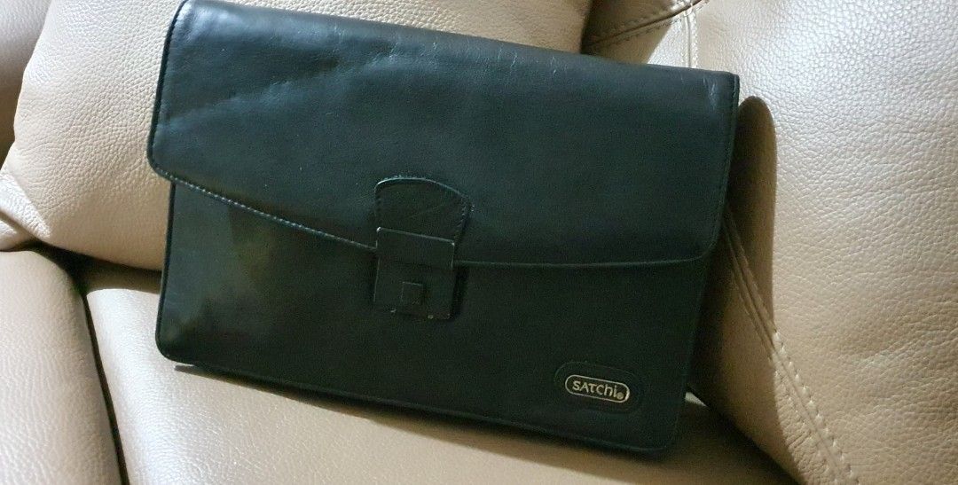Satchi Men's Leather Clutch, Men's Fashion, Bags, Belt bags, Clutches ...