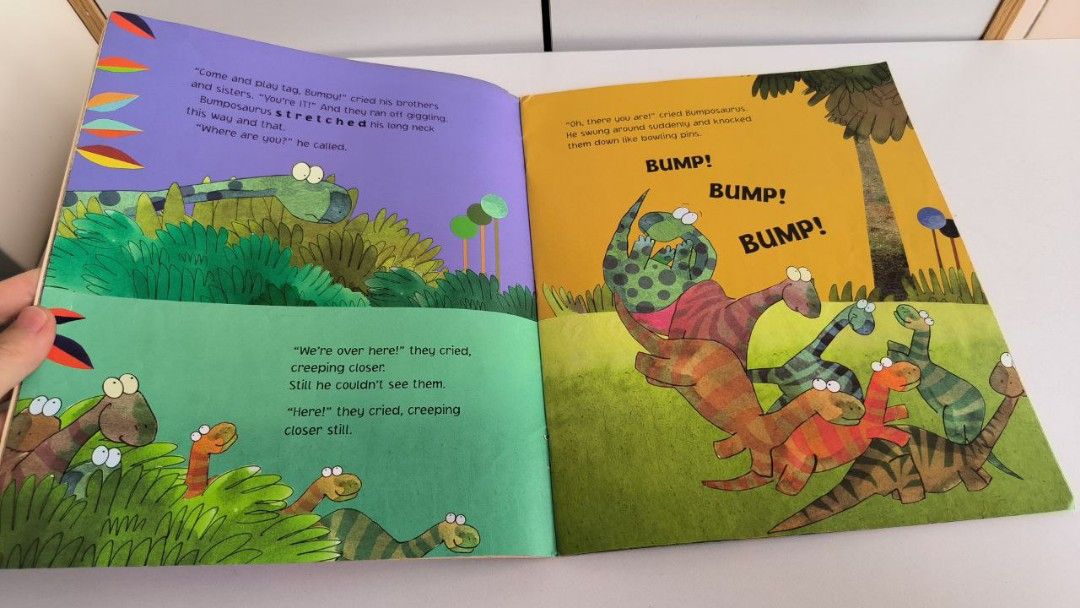 Scholastic storybook Bumposaurus, Hobbies & Toys, Books & Magazines ...