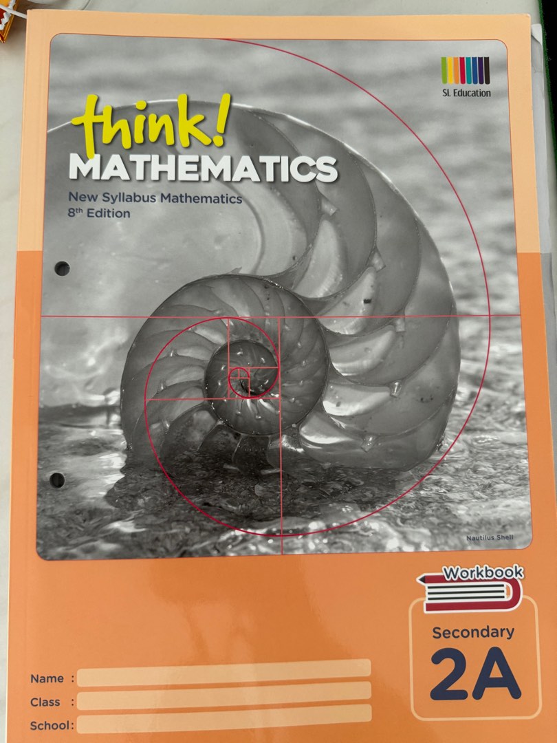 Sec 2 Math Textbook and Workbook 2A and 2B, Hobbies & Toys, Books ...