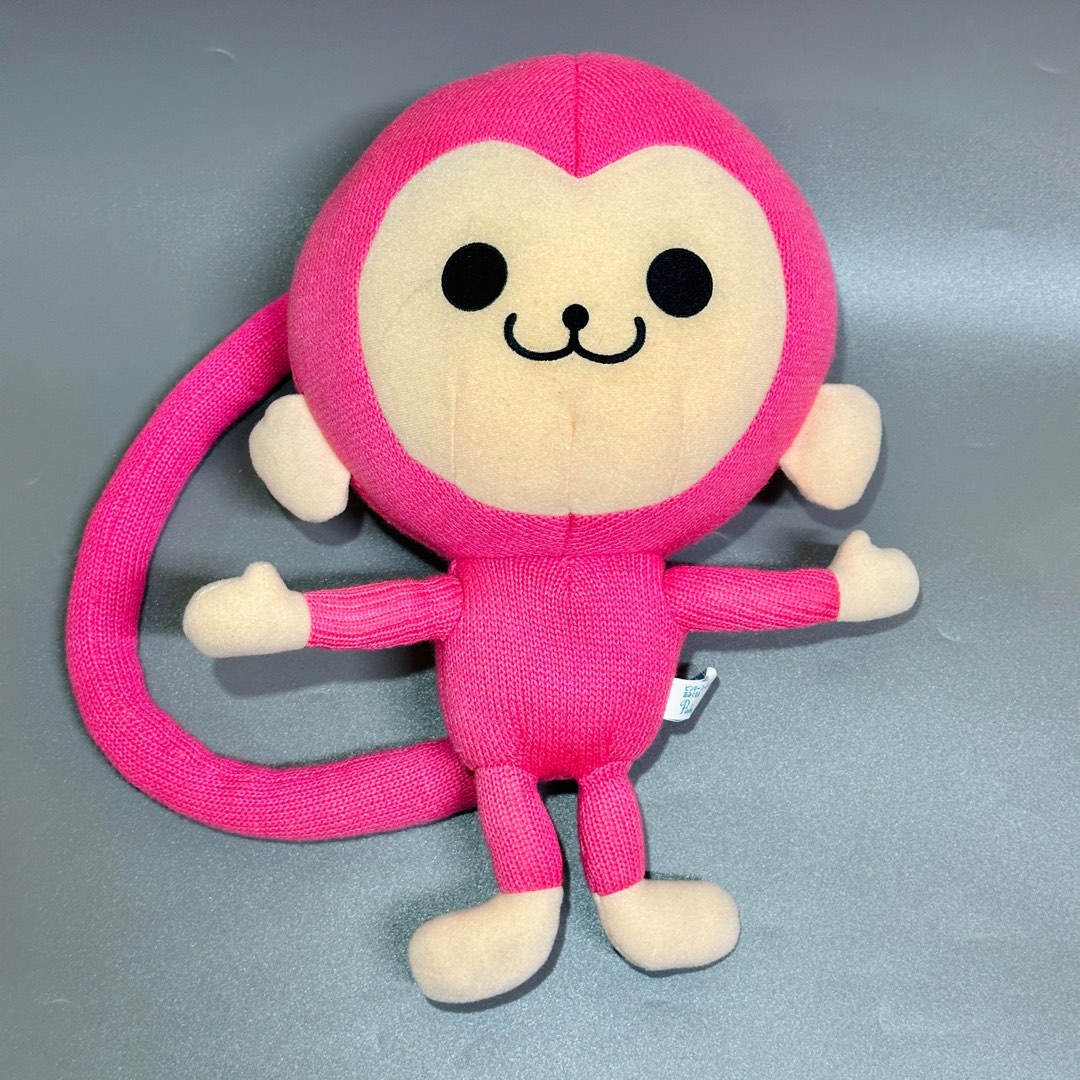 Sega 2004 Nintendo Pinky Pink Monkey Plush 30cm - Php 750, Hobbies ...