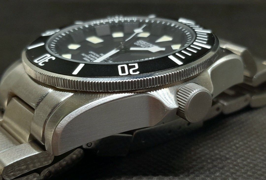 SEIKO MOD [ PELAGOS BLACK DIAL ] 42MM JAPANESE NH35 MOVEMENT, Men's ...