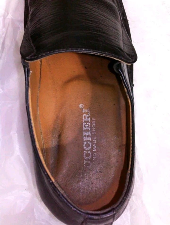 Sepatu kulit branded Buccheri model aladin size 41, Fesyen Pria, Sepatu ...