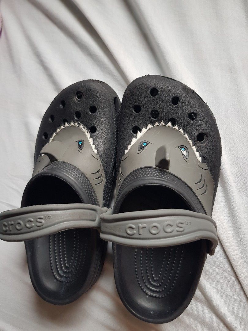 Shark Crocs for boys, Babies & Kids, Babies & Kids Fashion on Carousell