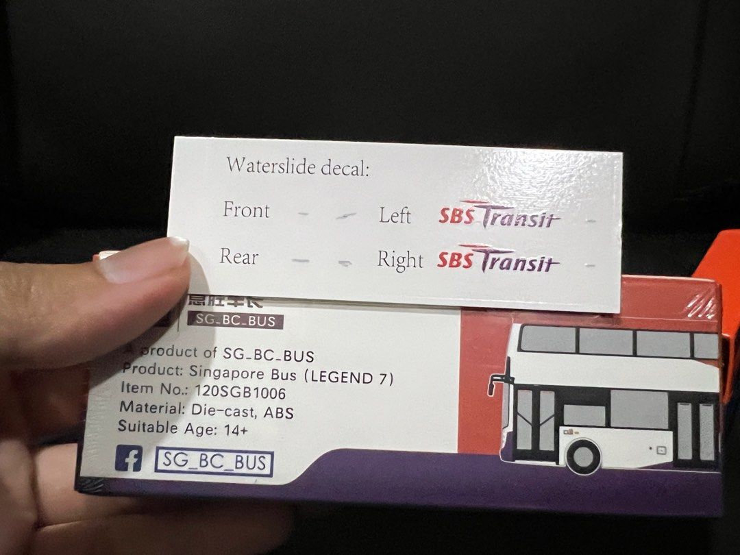 Singapore Bus LEGEND 7 | 1:120 Volvo B9TL Gemilang, Hobbies & Toys ...