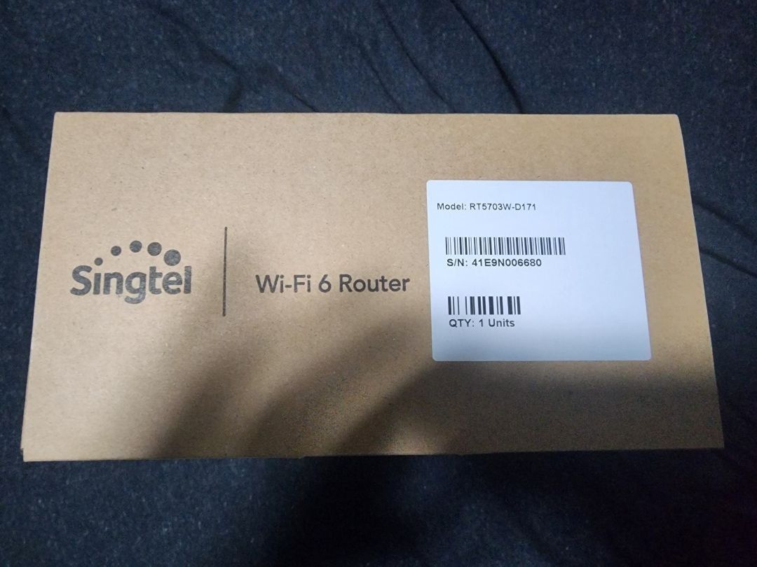 Singtel AX5400 WIFI 6 Router Askey RT5703 D171 Wifi6, Computers & Tech ...