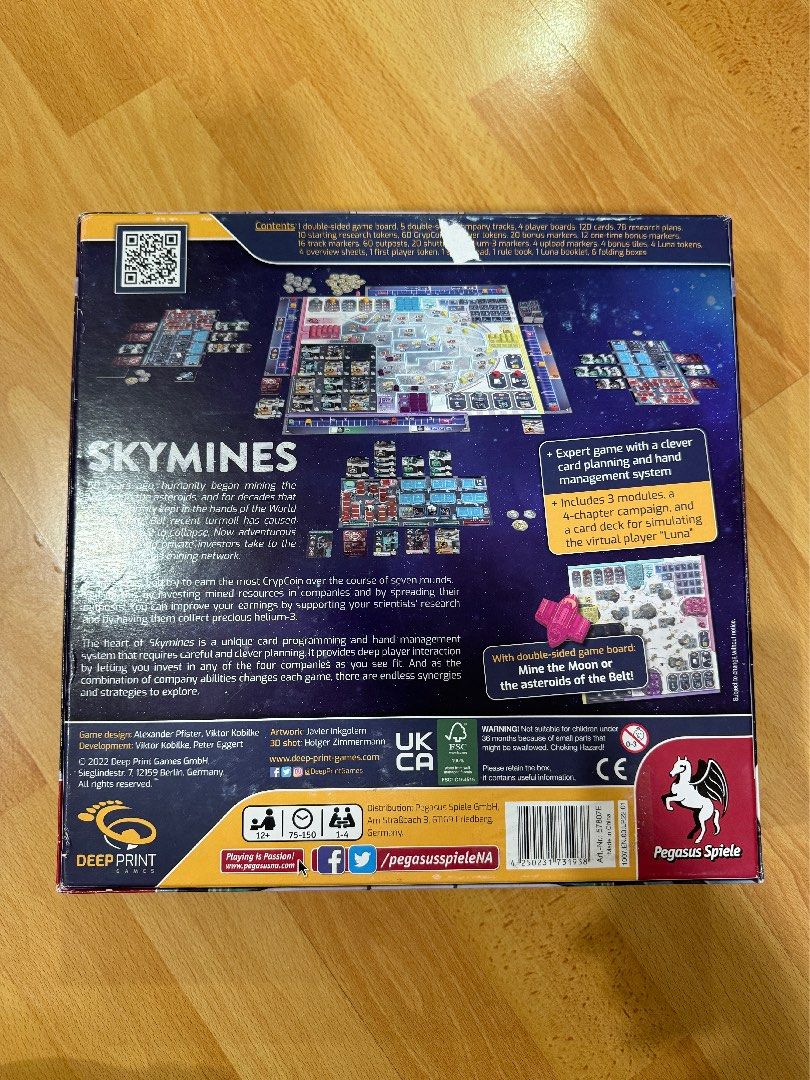 Skymines (Board Game), Hobbies & Toys, Toys & Games on Carousell