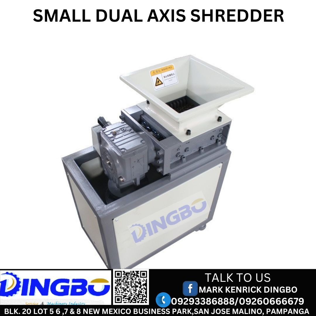 SMALL DUAL AXIS SHREDDER, Commercial & Industrial, Construction Tools & Equipment on Carousell