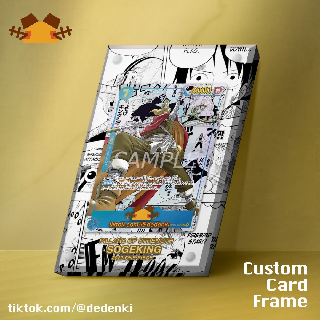 Sogeking Manga Custom Card Frame, Hobbies & Toys, Toys & Games on Carousell