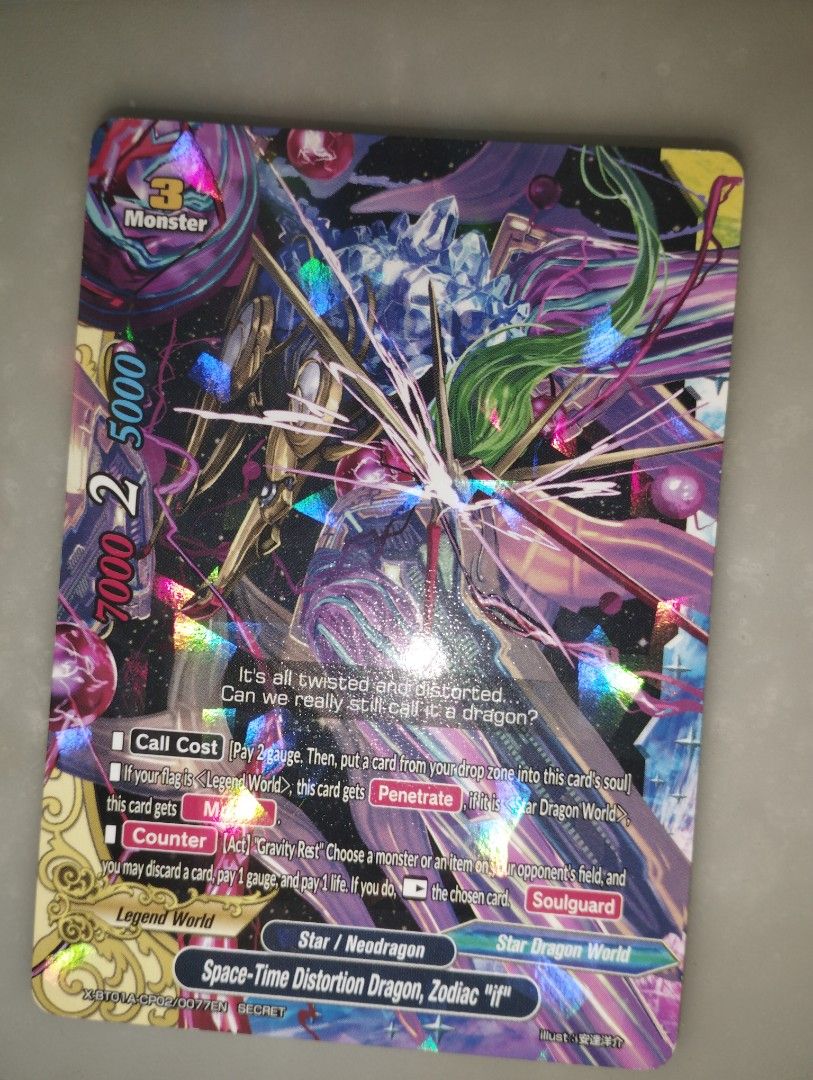 Space time distortion dragon zodiac if secret, Hobbies & Toys, Toys ...