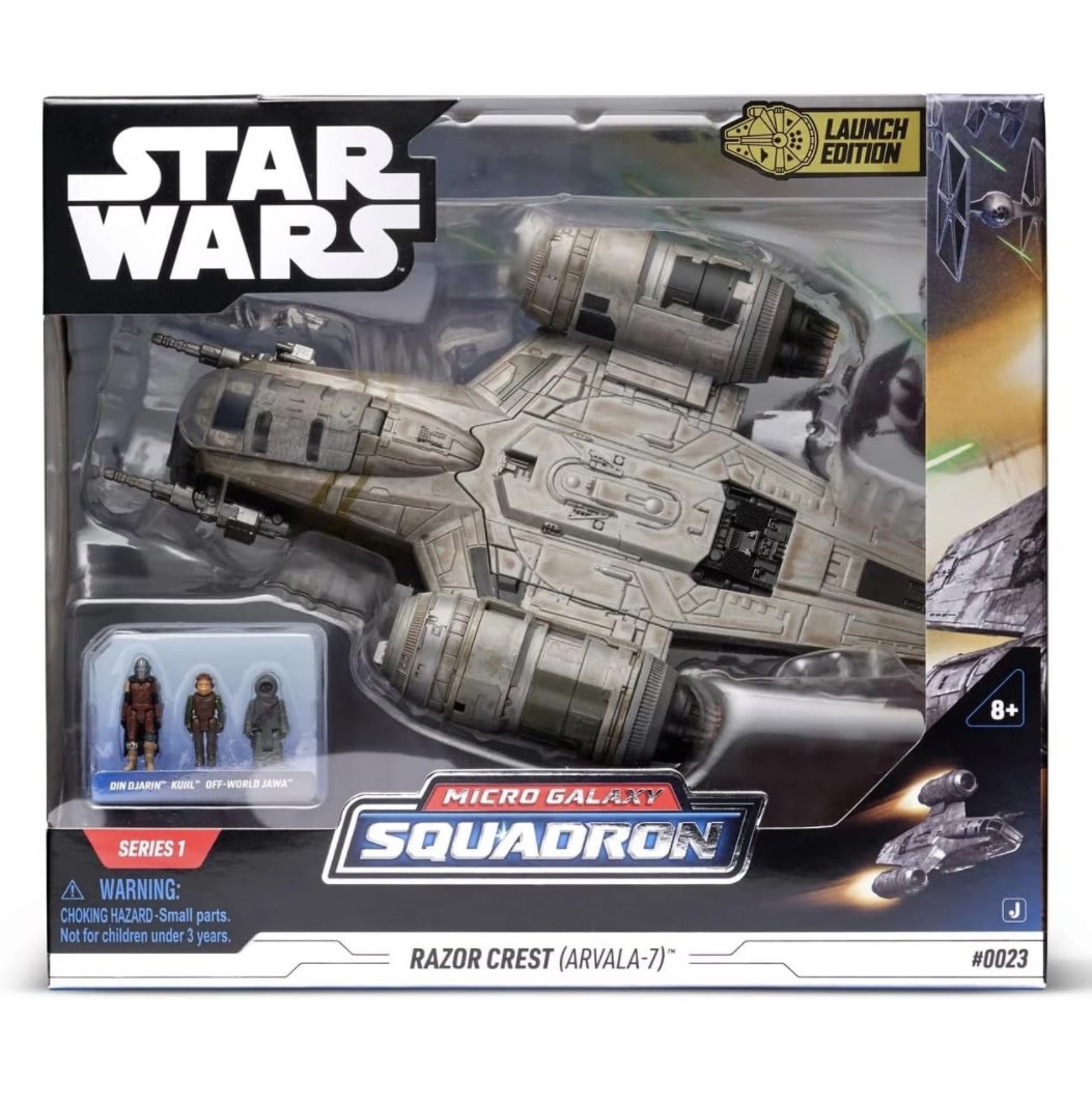 Star Wars Micro Galaxy Squadron Razor Crest ARVALA 7, Hobbies & Toys ...