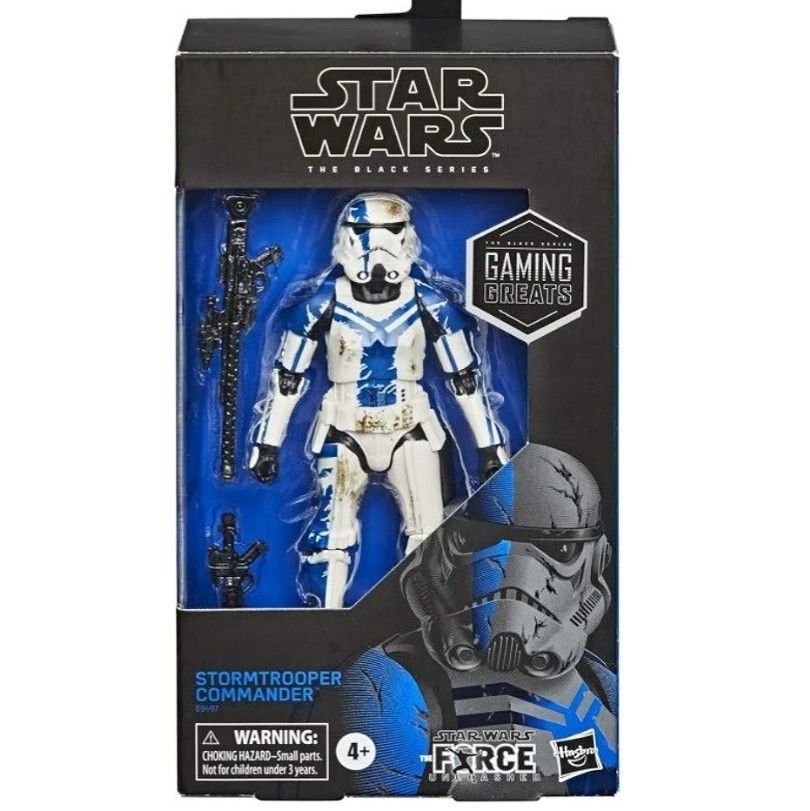 Star Wars The Force Unleashed STORMTROOPER COMMANDER 6" scale action ...