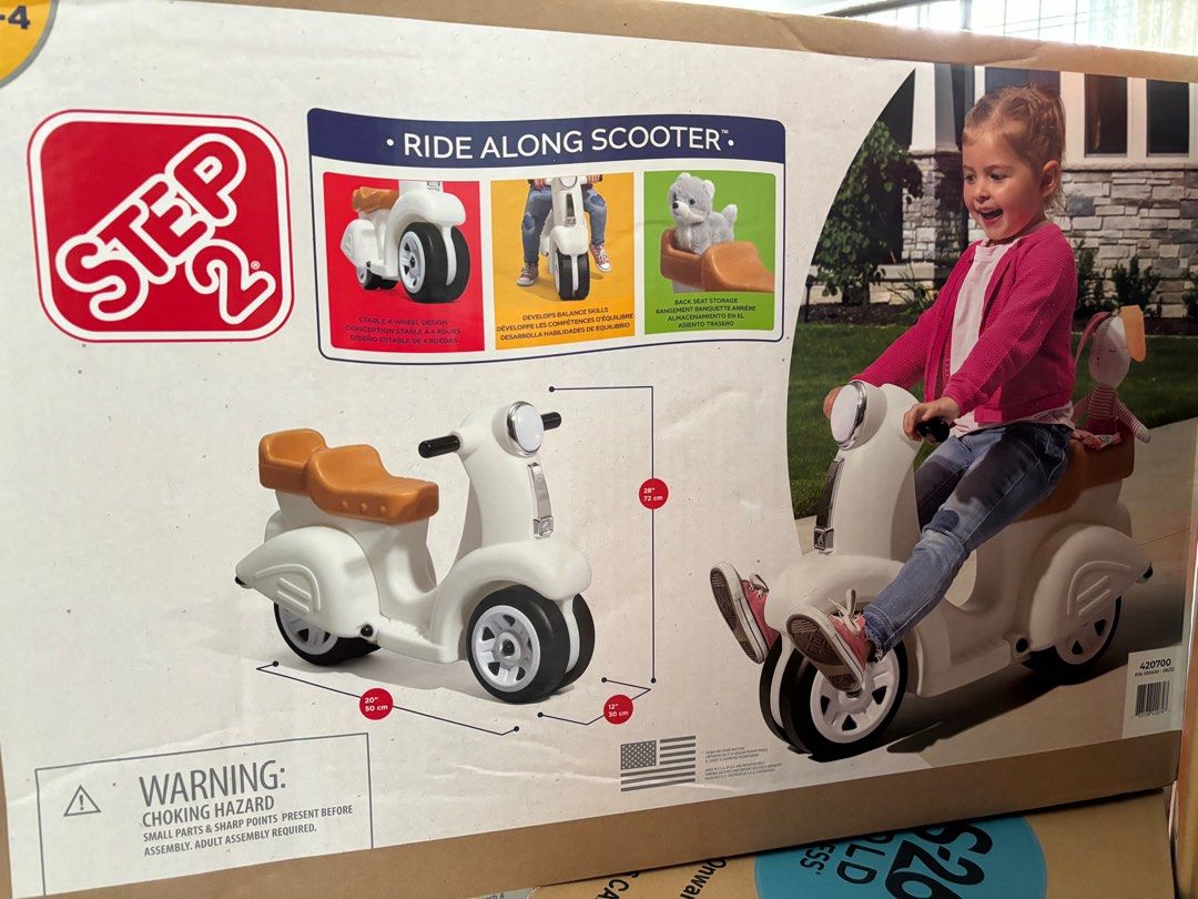 Step 2 Ride Along Scooter, Hobbies & Toys, Toys & Games on Carousell